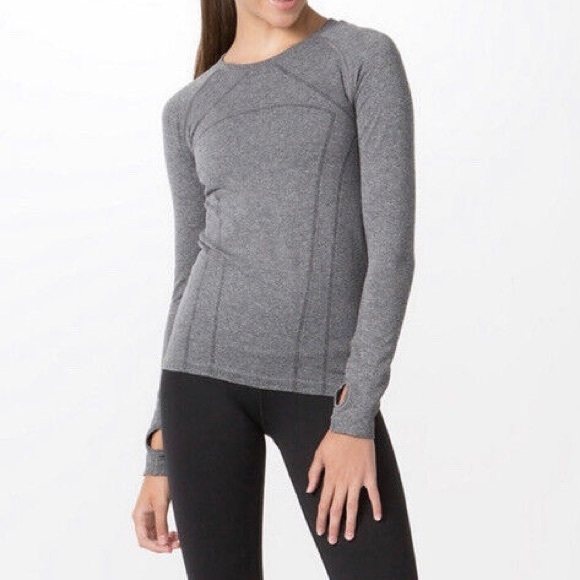 lululemon athletica | Tops | Iviva By Lululemon Fly Tech Grey ...